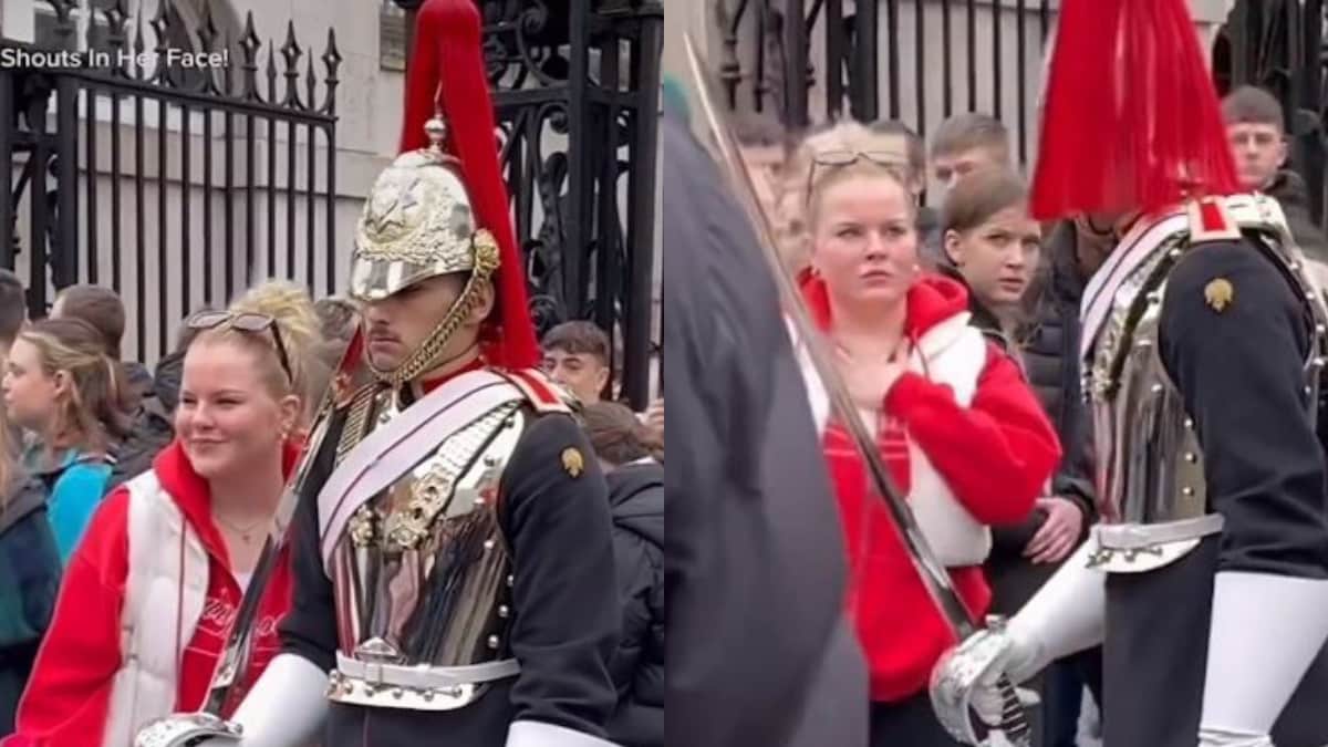 King's Guard Screams at Woman Outside Buckingham Palace, Viral Video ...