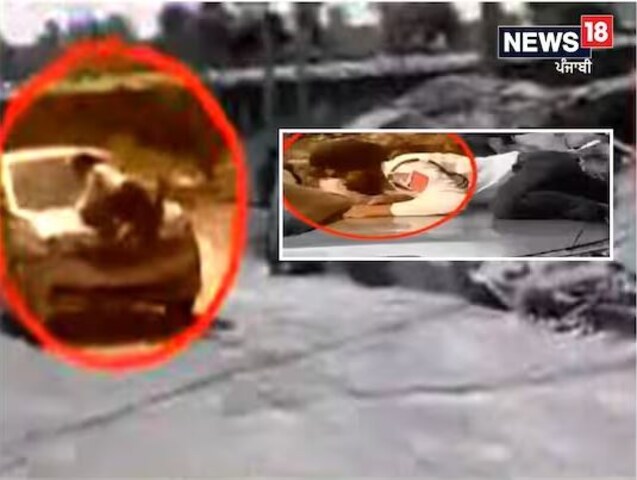 Ludhiana Traffic Cop Dragged On Cars Bonnet For 1 Km Video Goes Viral