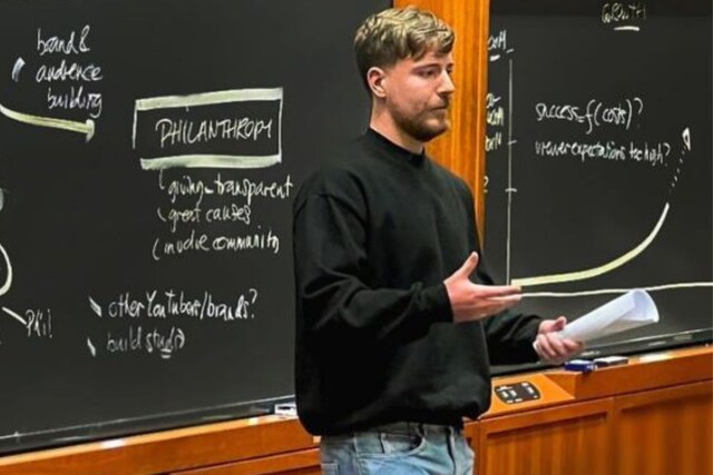 YouTuber MrBeast, Who Dropped Out of College in 2 Weeks, Just Taught a ...