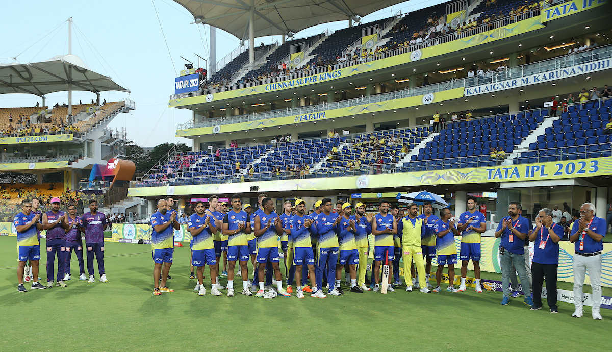 In Pictures: MS Dhoni Felicitated as Teammates Applaud Ahead of His ...