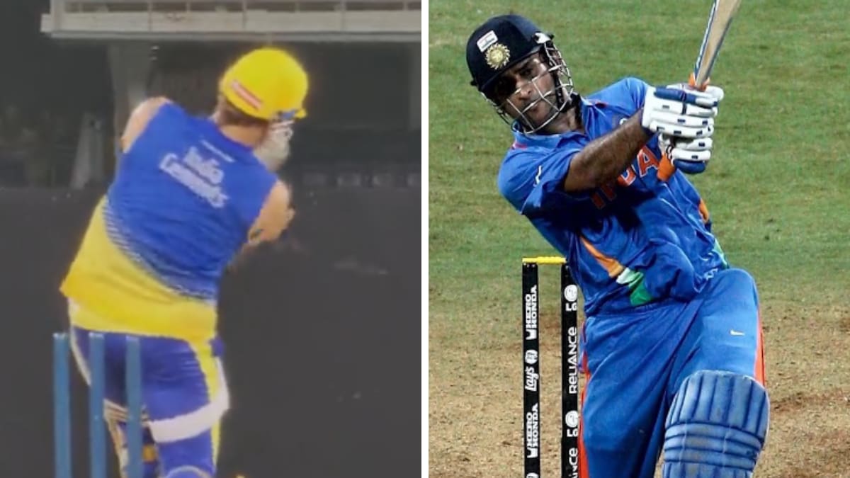 When Nostalgia Hits! CSK Posts Perfect Video of MS Dhoni Recreating ...