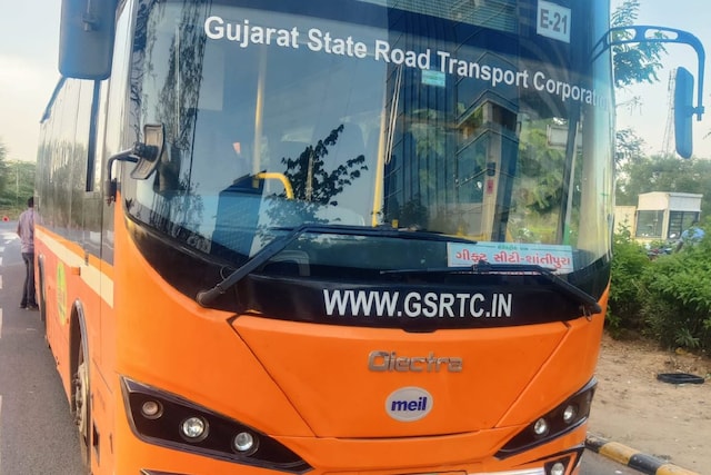 Gujarat: GSRTC starts three electric bus services to connect Ahmedabad ...