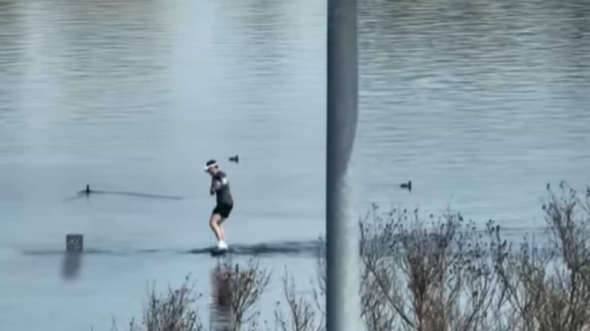 YouTuber Shocks People By Walking On Water, Prank Goes Viral | Buzz ...