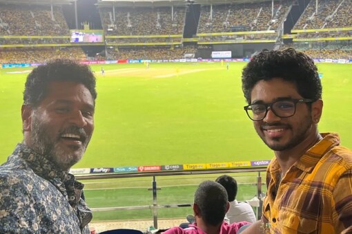 Prabhu Deva's Picture With Son Enjoying IPL Match In Chennai Is Viral - News18