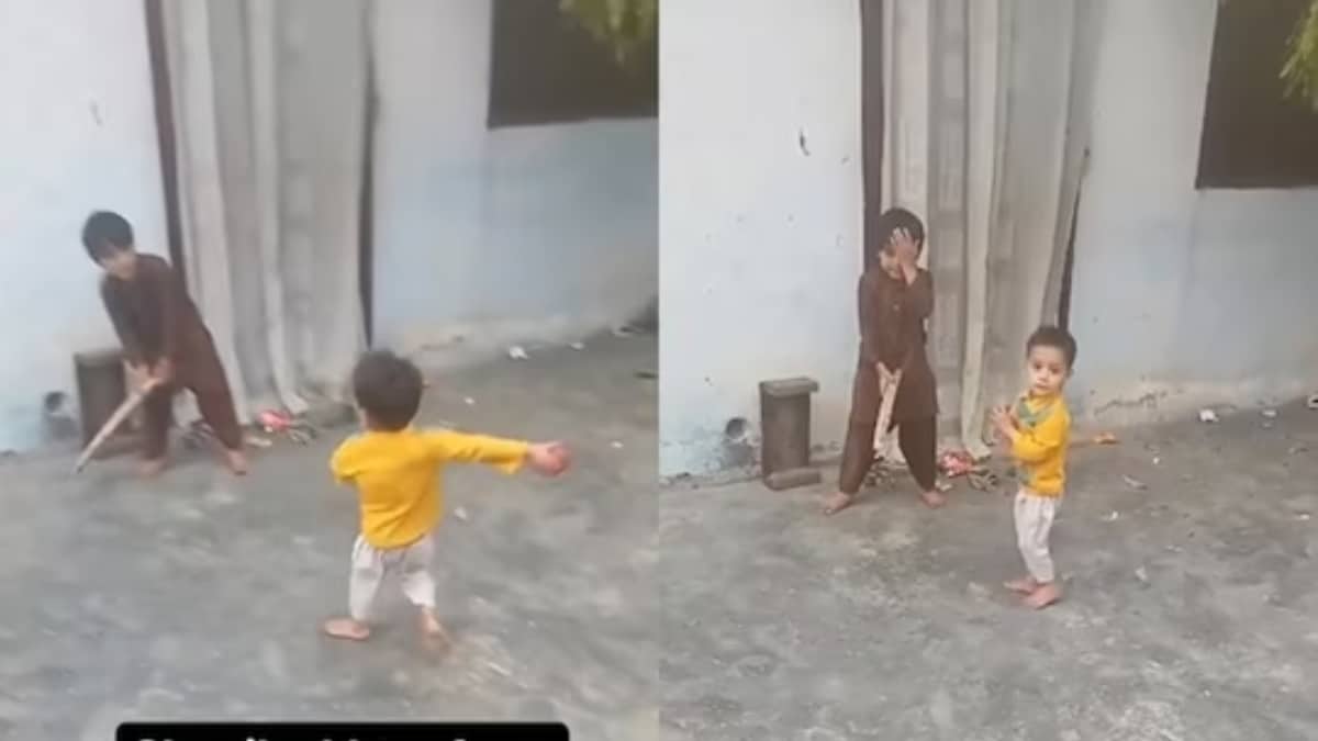 Watch: Pakistani Kid Runs In, Throws Cricket Ball Into Brother's Face ...