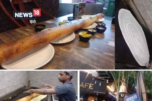 This Cafe In Pune Serves 5-Foot Dosa, Enough For 4 People - News18
