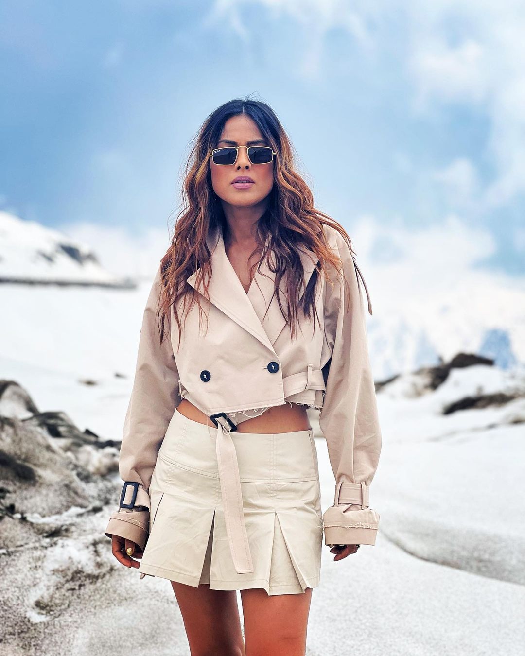 Nia Sharma Is Holidaying In Snow-clad Sikkim, Check Out The Stunning ...