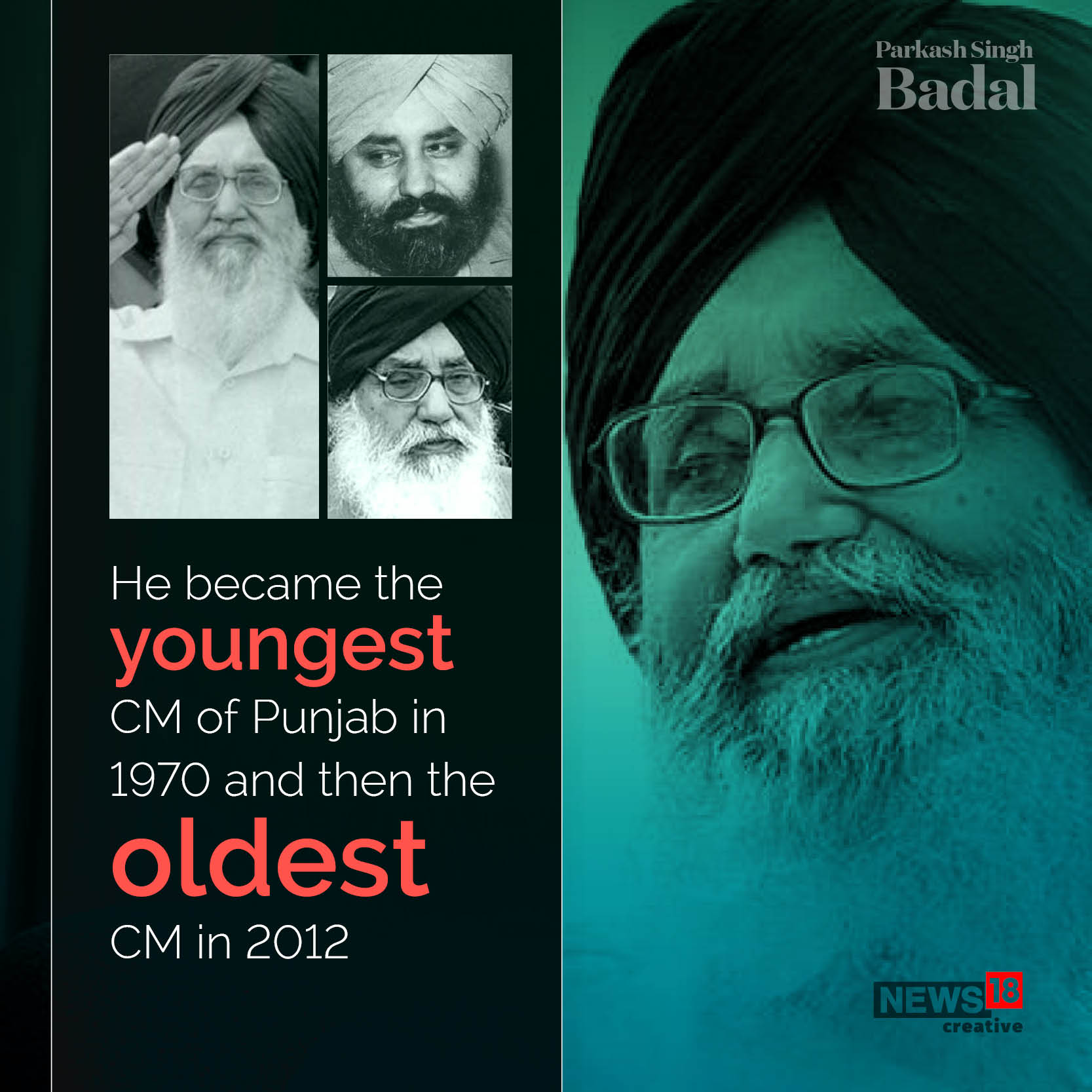 Parkash Singh Badal Dies: Five Things About SAD Patriarch | In GFX - News18
