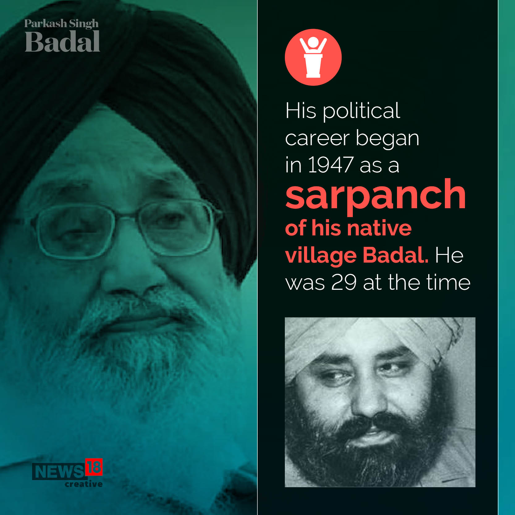 Parkash Singh Badal Dies: Five Things About SAD Patriarch | In GFX - News18