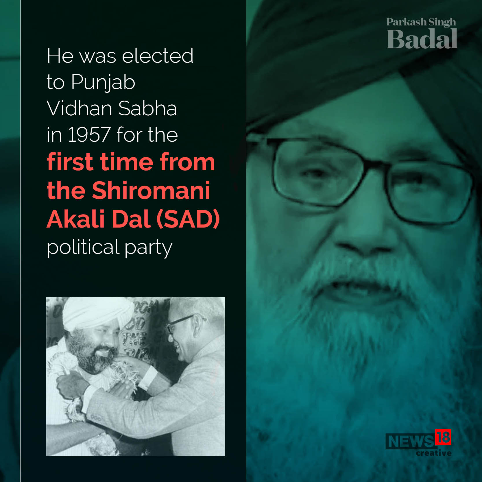 Parkash Singh Badal Dies: Five Things About SAD Patriarch | In GFX - News18
