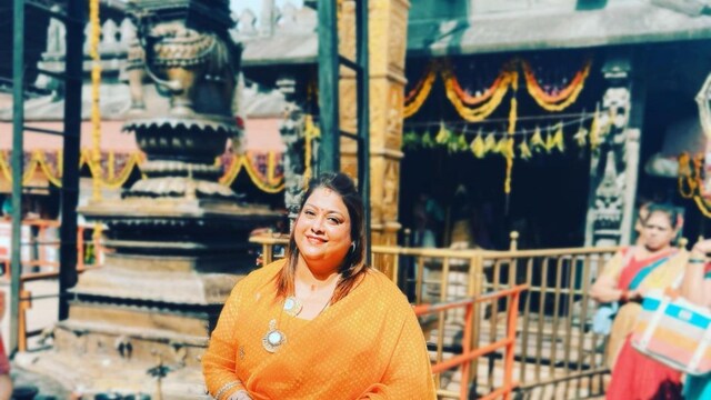 Actress Rakshitha Shares Photos From Her Shree Rajarajeshwari Temple ...