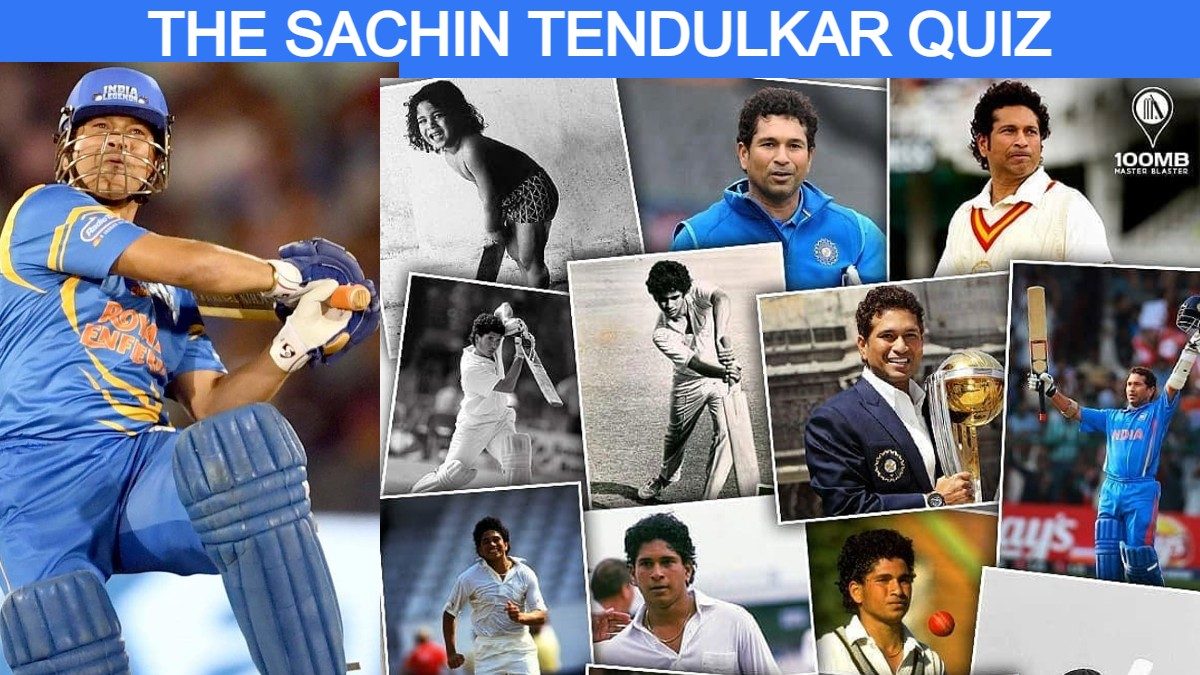 Sachin Tendulkar Quiz: A Real Fan Doesn't Require Google To Answer ...