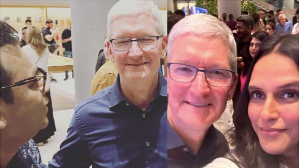 Mouni Roy, Neha Dhupia, AR Rahman Meet Tim Cook Ahead of Apple Mumbai ...