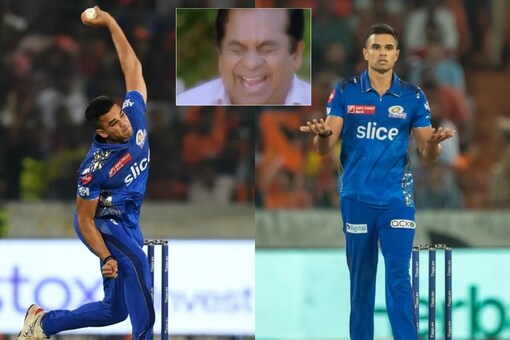 Arjun Tendulkar's 'Unorthodox' Run-up While Bowling for Mumbai Indians ...