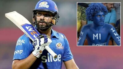 Mumbai Indians Fan's Blue Avatar Gives Twitter an Instant Meme After ...