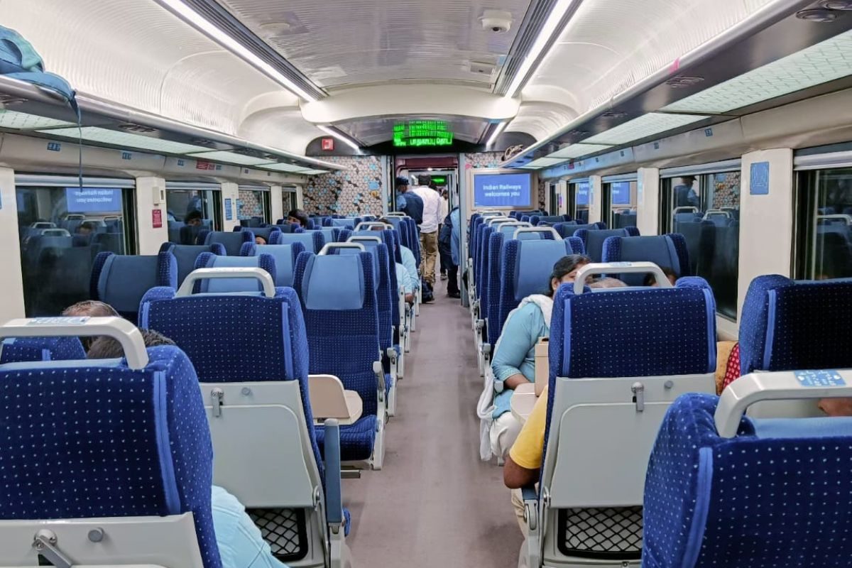 Chennai Express Train Interior