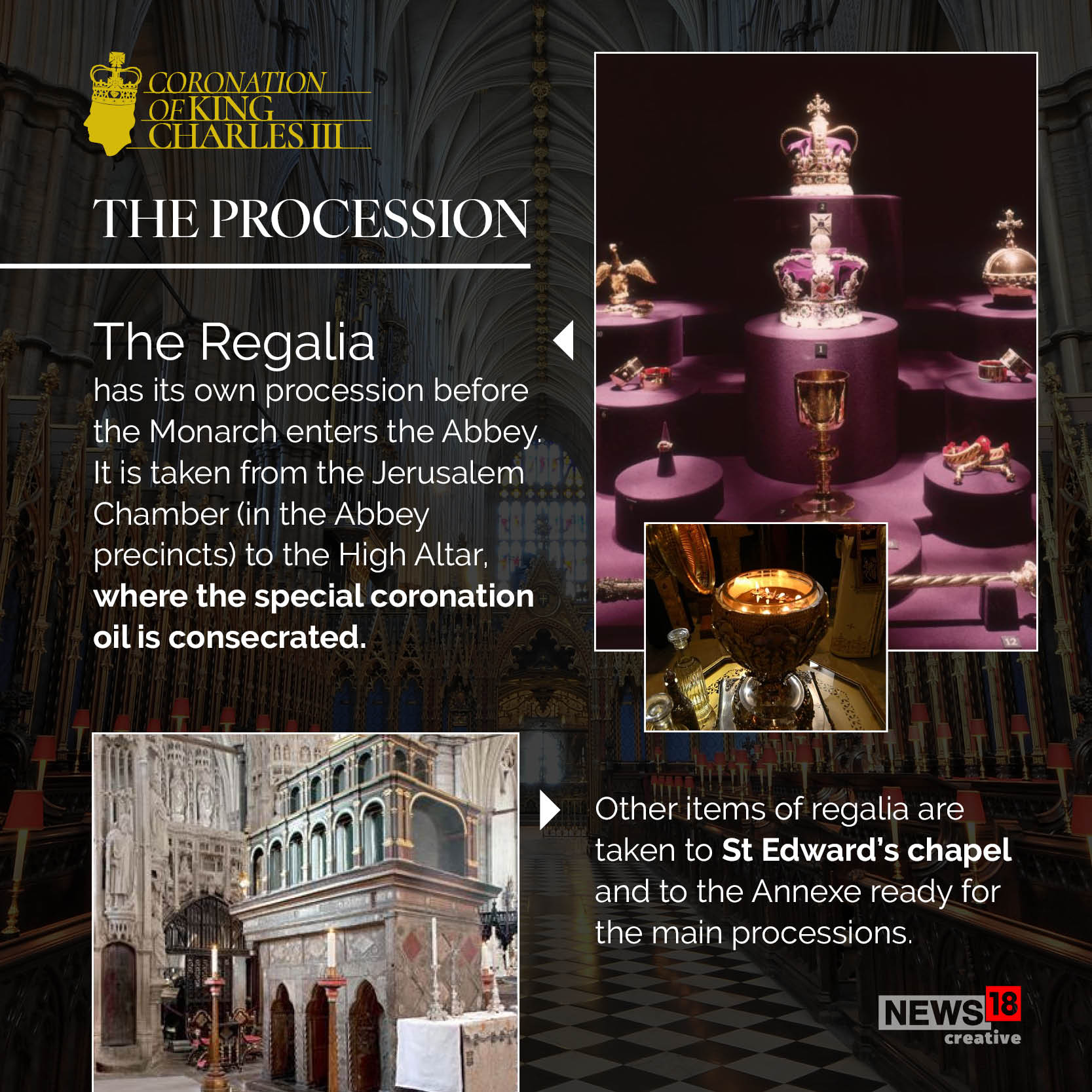 In GFX | A Guide to King Charles III's Coronation Ceremony - News18