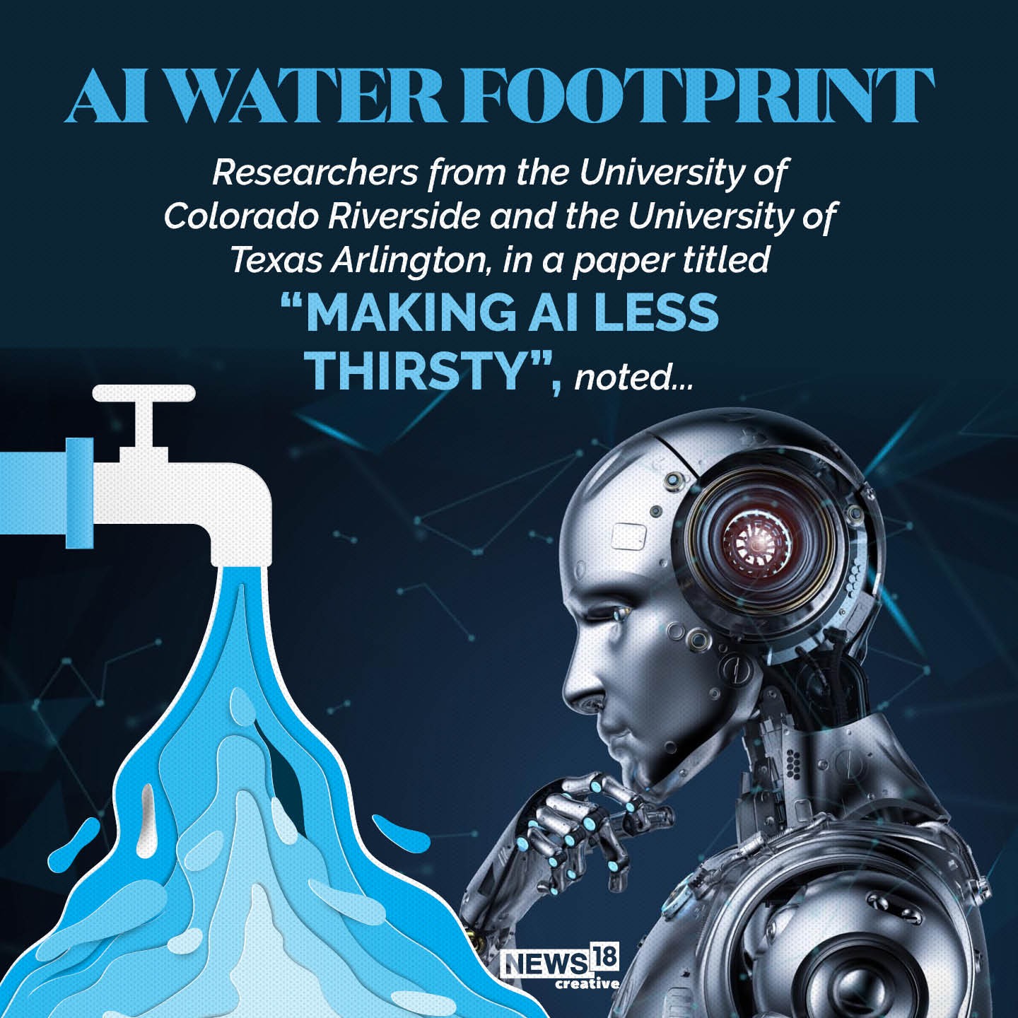 How Your ChatGPT Habits Could Be Depleting Freshwater Resources - News18