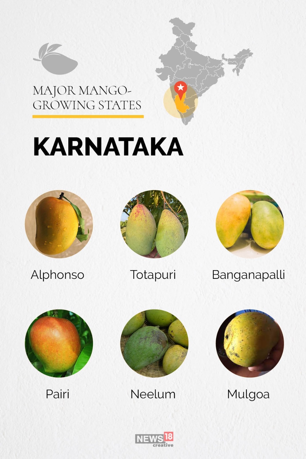 In Pictures: 12 States Which Produce The Best Variety Of Mangoes - News18