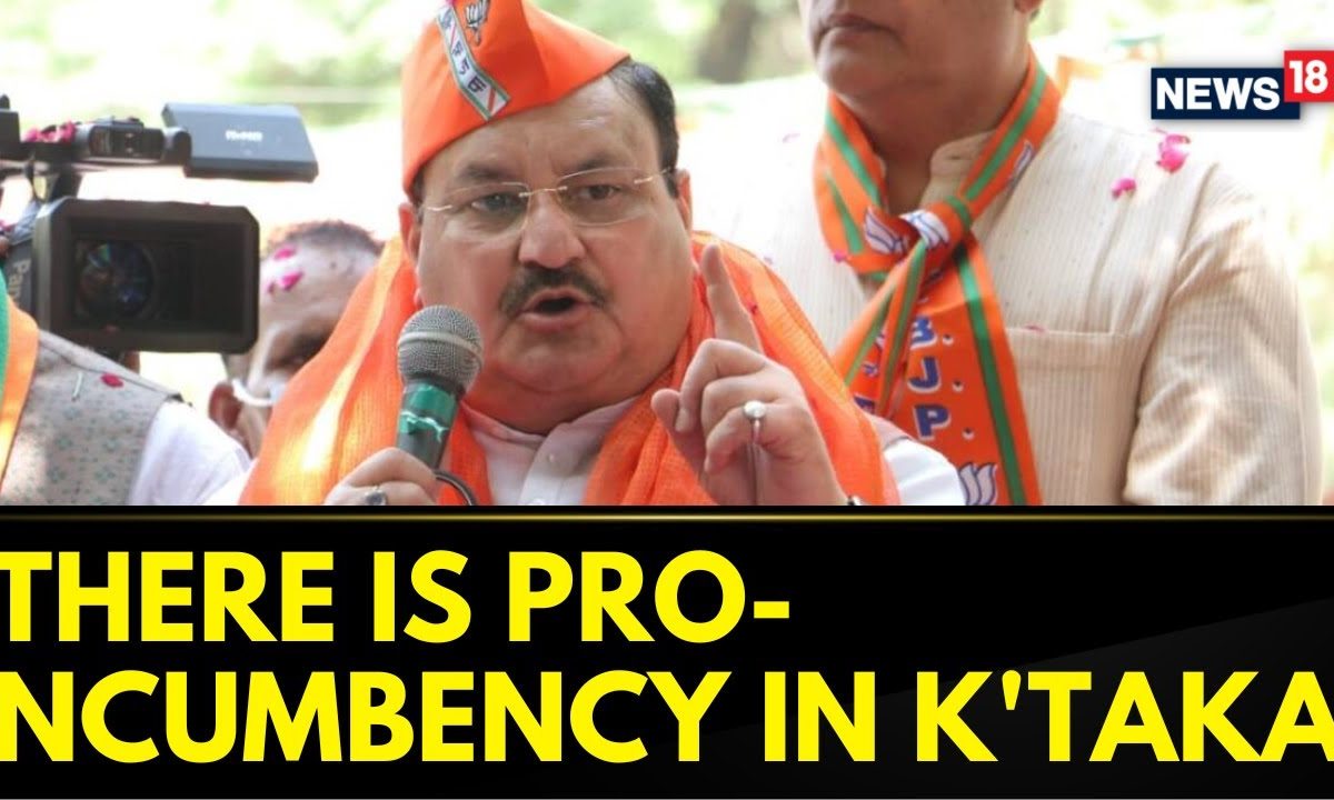 Karnataka Election 2023 | JP Nadda Interviews | There Is Pro-incumbency ...