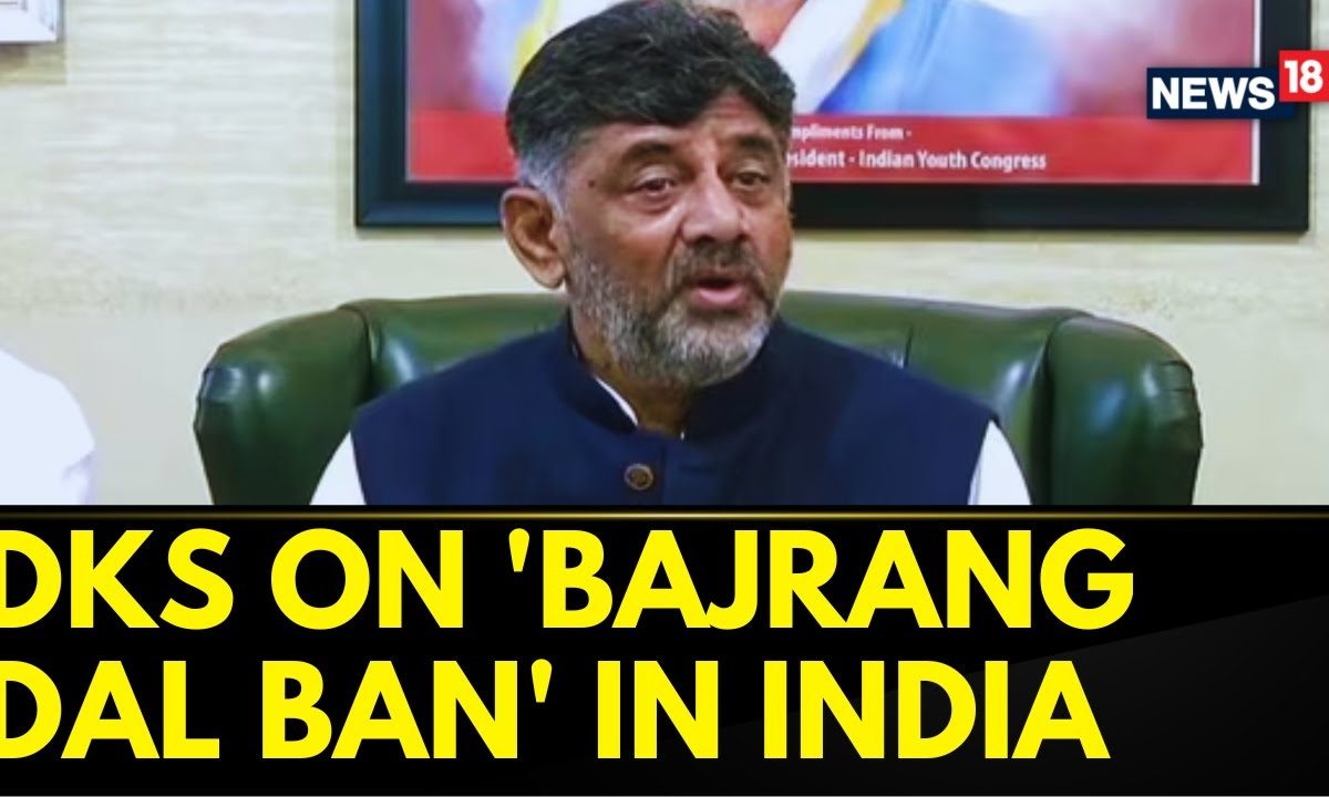 DK Shivakaumar Stands With Congress' On The Promise To 'Ban Bajrang Dal' | Karnataka Elections ...