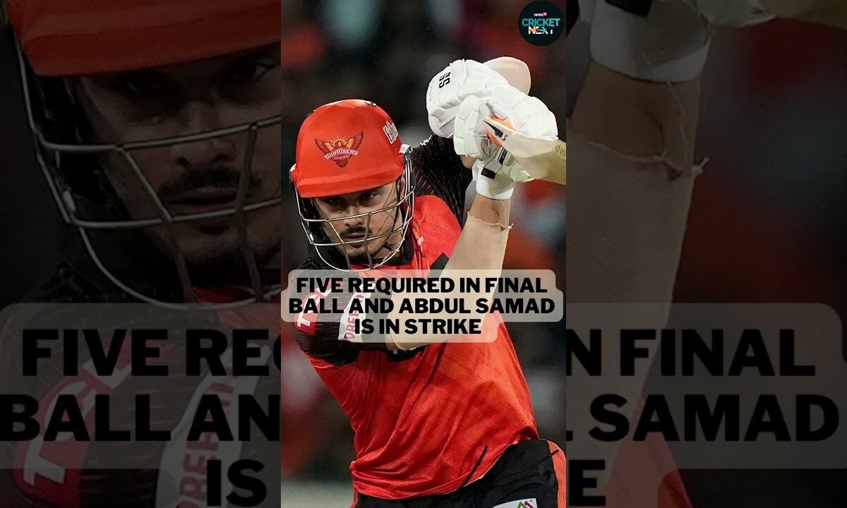 RR vs SRH Highlights IPL 2023: Abdul Samad Seals Win For Sunrisers ...