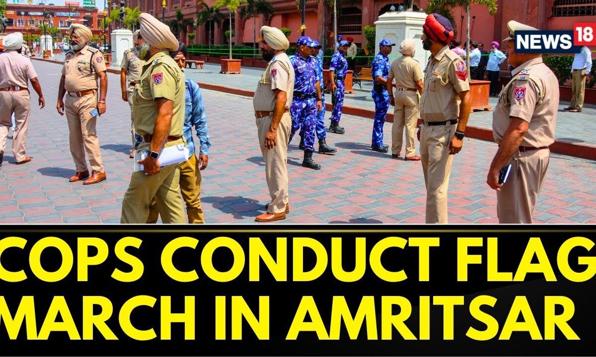 Amritsar Blast News | Amritsar Cops Conduct Flag March After Low-intensity Blast Near Golden ...