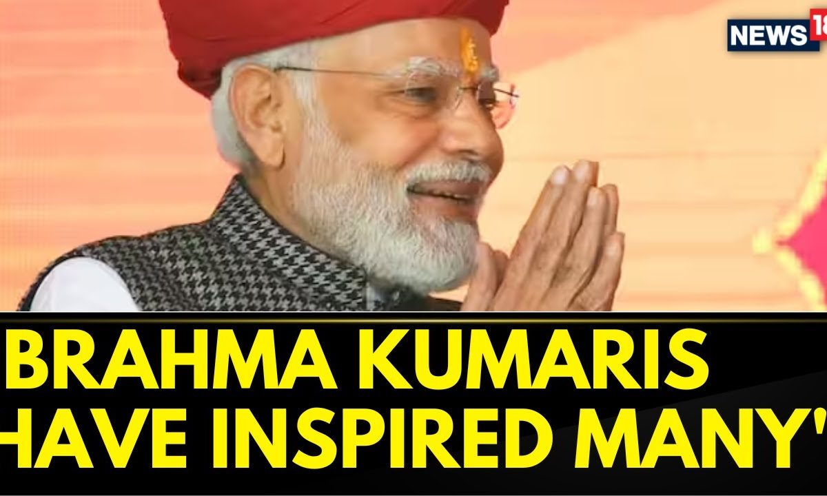 Rajasthan Politics: PM Modi Speech At Brahma Kumaris Event | Narendra ...