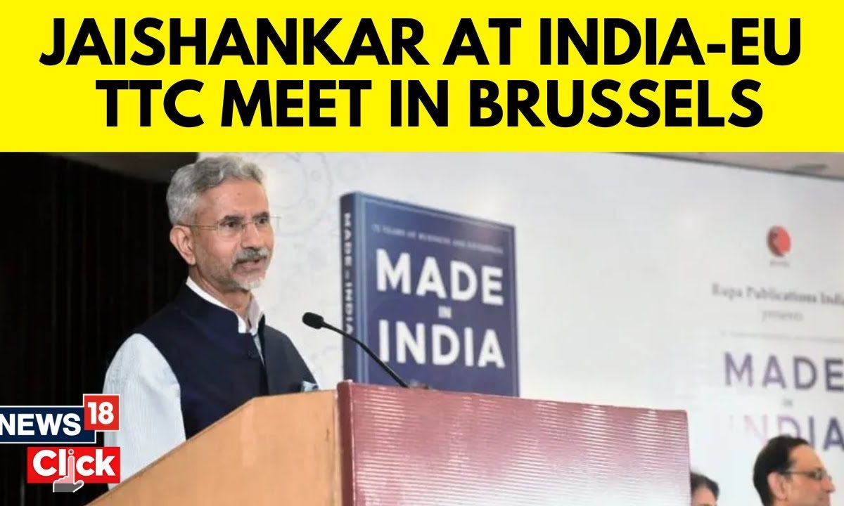 EAM S Jaishankar Meet Belgian Prime Minister | Jaishankar At India-EU TTC Meet | News18 ...