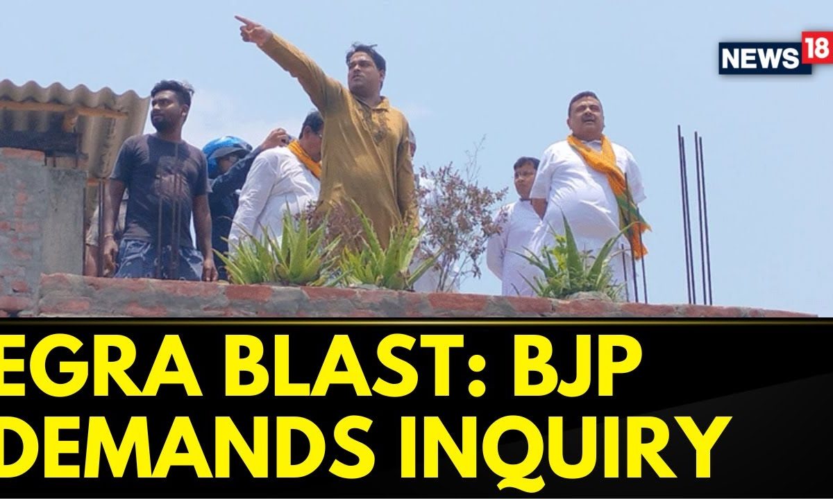 BJP's Suvendu Adhikari Reaches The Egra Blast Spot Demanding NIA Inquiry In The Incident ...