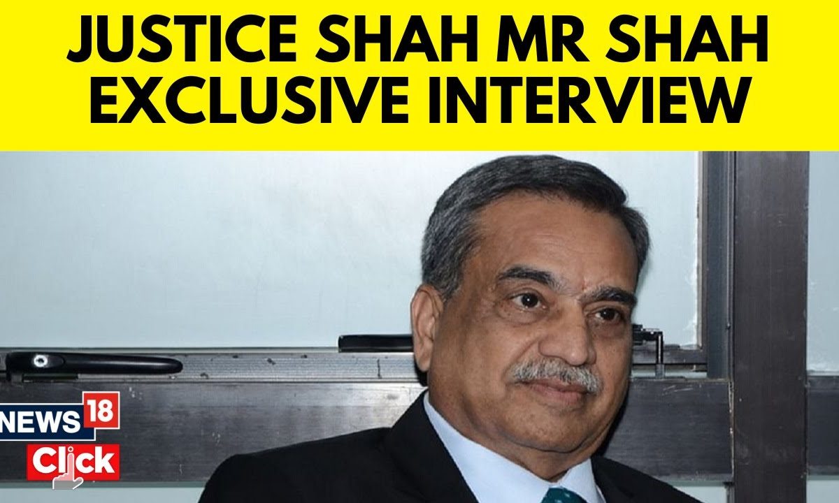 Justice Shah MR Shah Exclusive Interview | MR Justice Shah On Kiren Rijiju | Indian Judiciary ...