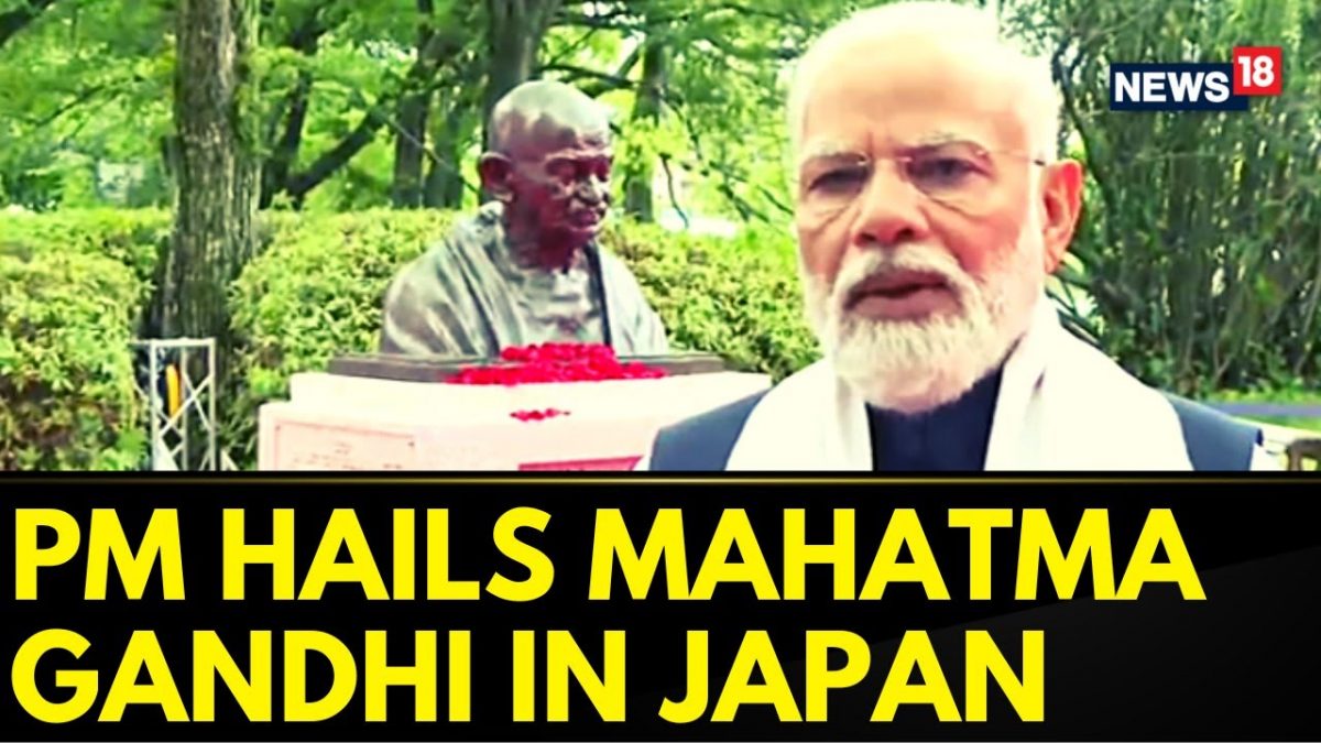 PM Modi Japan Visit | Gandhi's Bust Will Take Forward The Idea Of Non ...