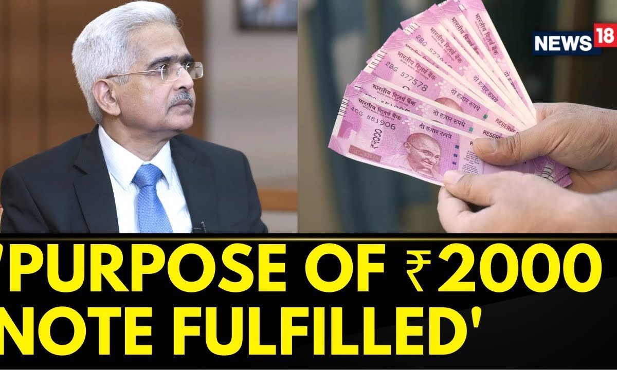 No Need For Panic, RBI Chief Says On Withdrawal Of Rs 2,000 Bank Notes ...