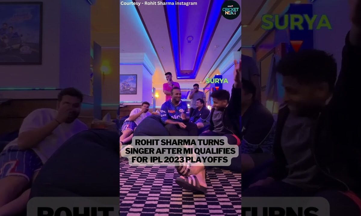 Rohit Sharma Turns Singer After MI Qualifies For IPL 2023 Playoffs ...