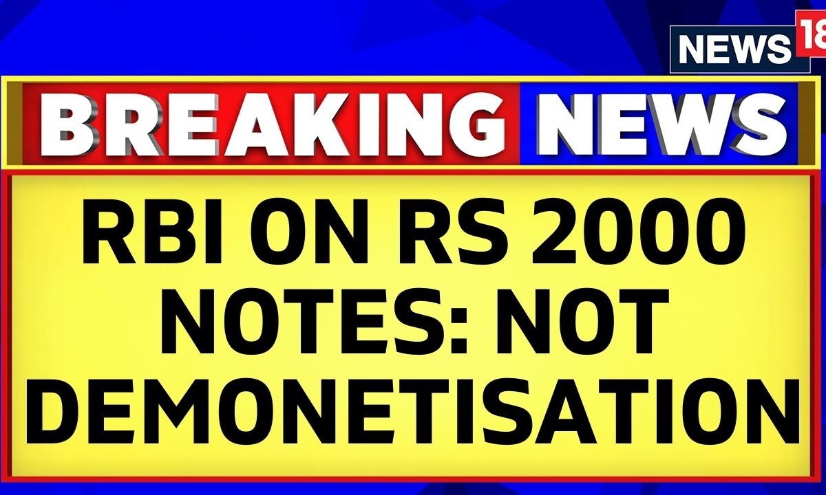 RBI's New Guidelines For Rs 2000 Notes | 'Statuary Exercise And Not A ...