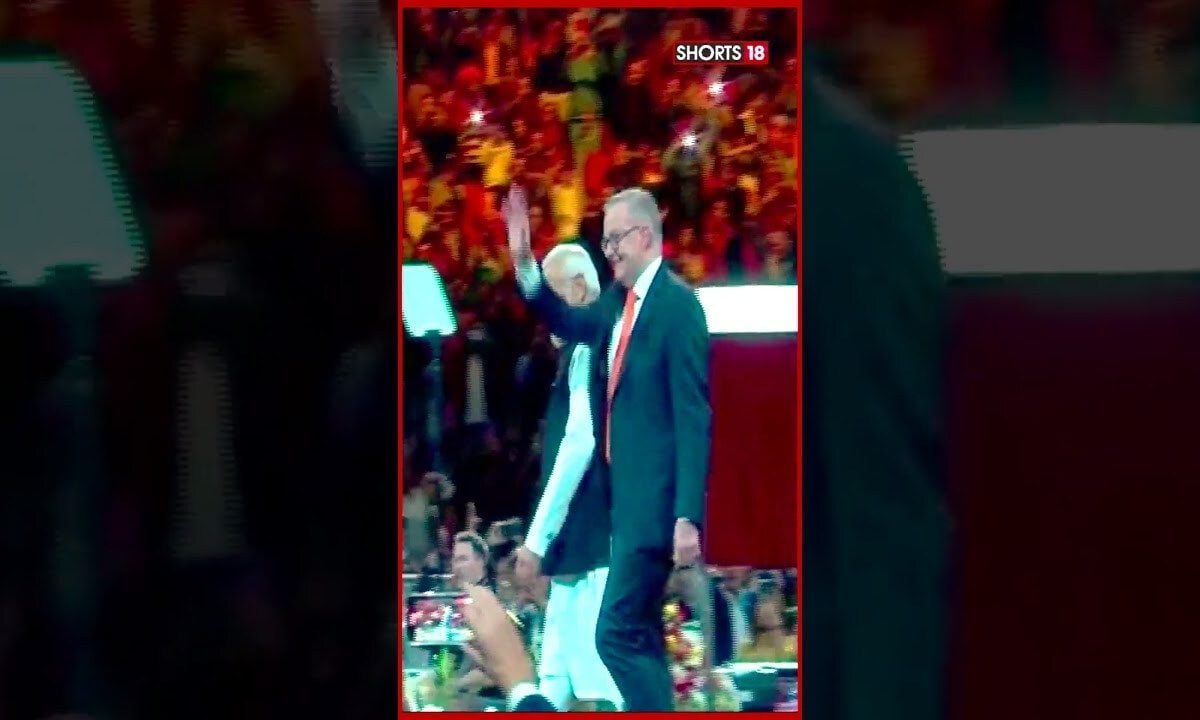 PM Modi In Sydney | PM Modi Enters The Qudos Bank Arena | PM Modi News | #shorts | #pmmodi - News18