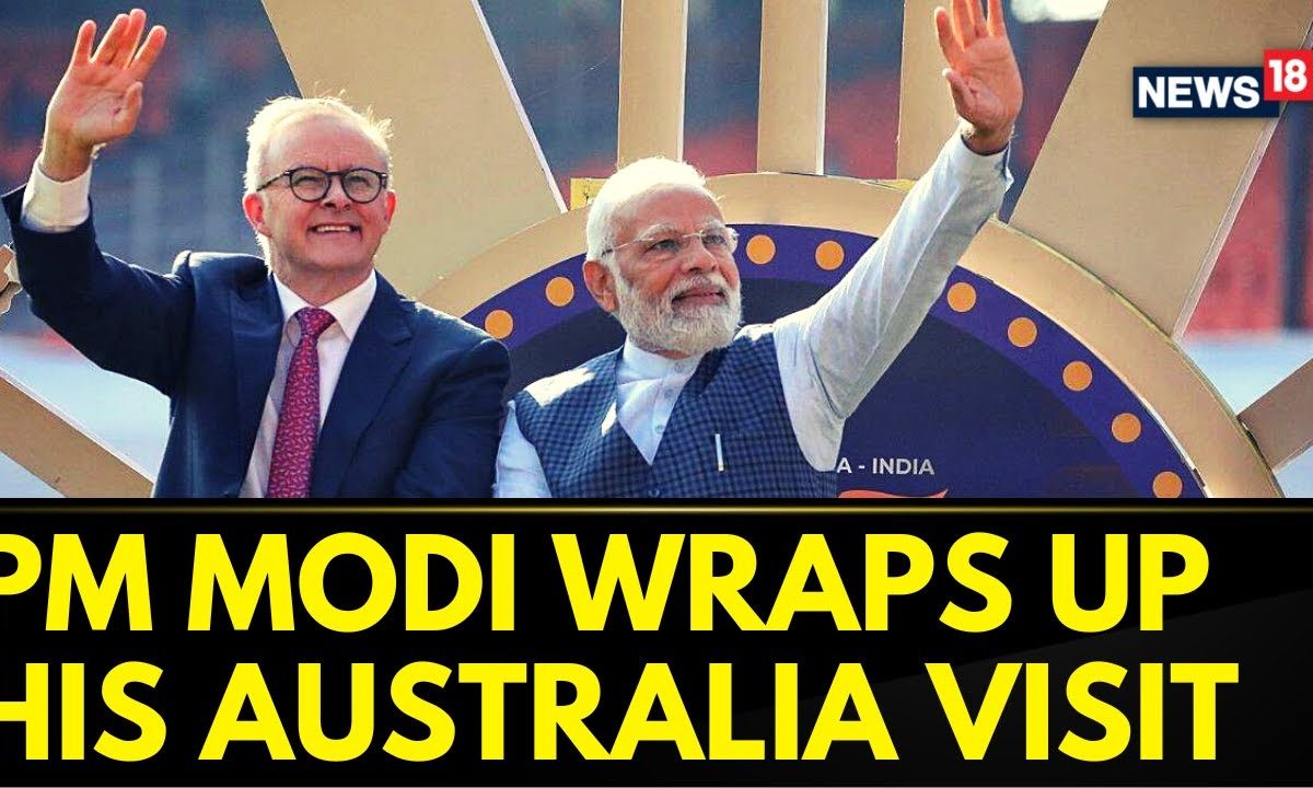 PM Modi In Australia News | PM Modi Wraps Up His Australia Visit, He ...