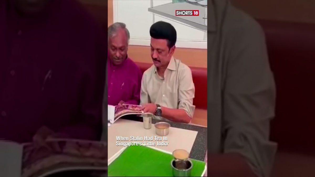 Shorts | MK Stalin Had Tea At Murugan Idly Shop In Little India ...