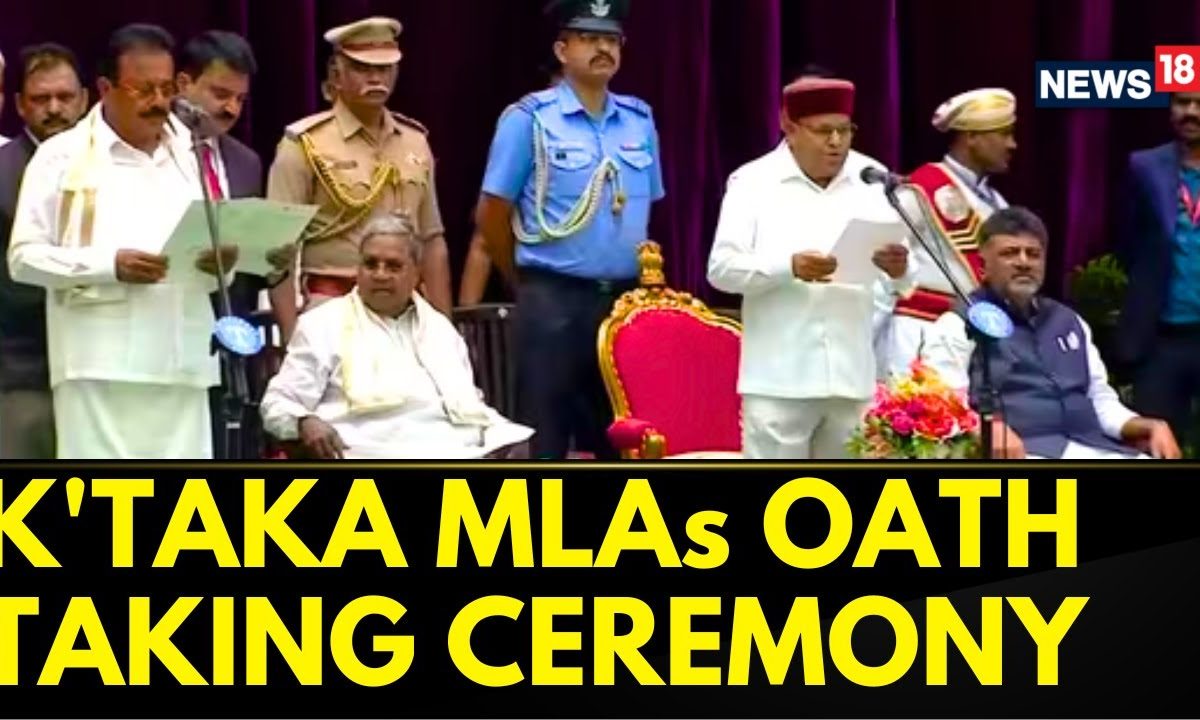 Karnataka Ministers Oath Ceremony | Karnataka Cabinet Expansion Is ...