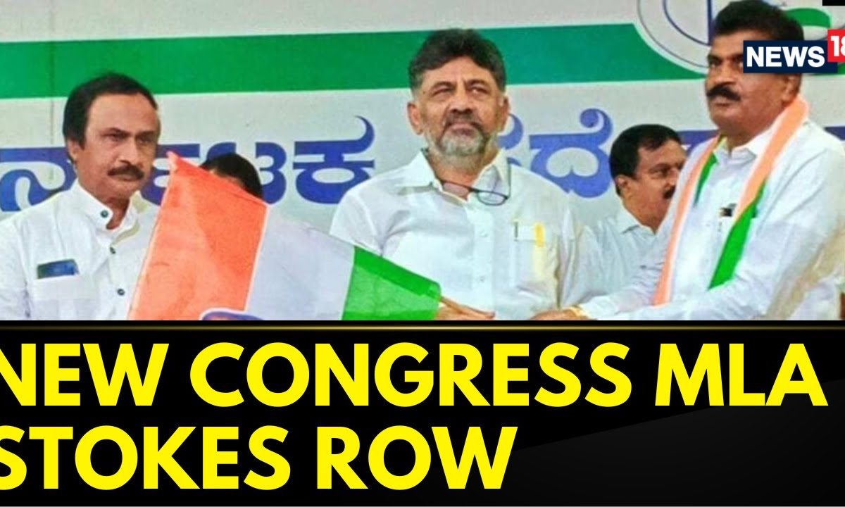 New Congress MLA From Chikkamagaluru Stokes A Row | Karnataka News ...