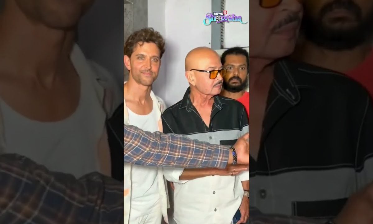 Hrithik Roshan, Dad Rakesh Roshan Look Uber Cool In Casuals As They ...