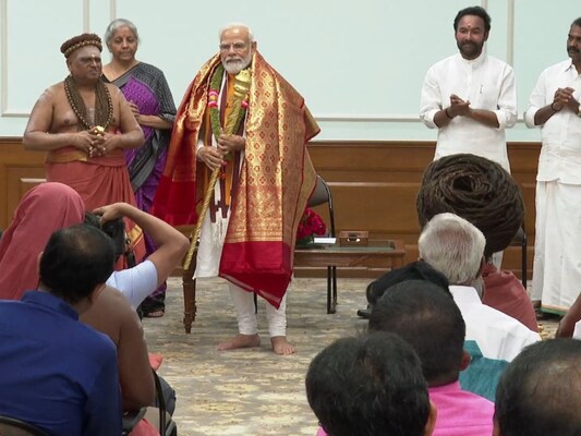 New Parliament Building Inauguration: PM Modi Receives 'Sengol' from ...