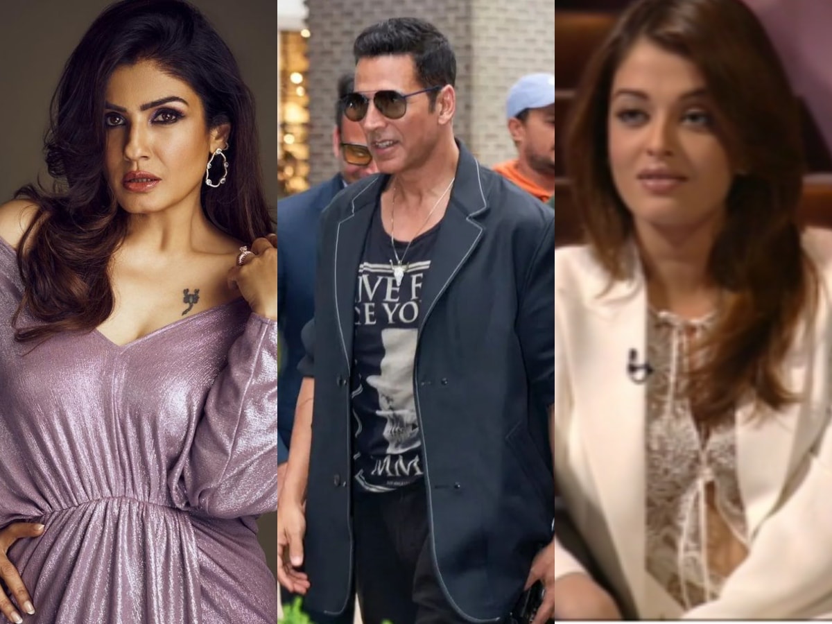 Raveena Tandon E Akshay Kumar Akshay Kumar Launches 'Tu Cheez Badi Hai