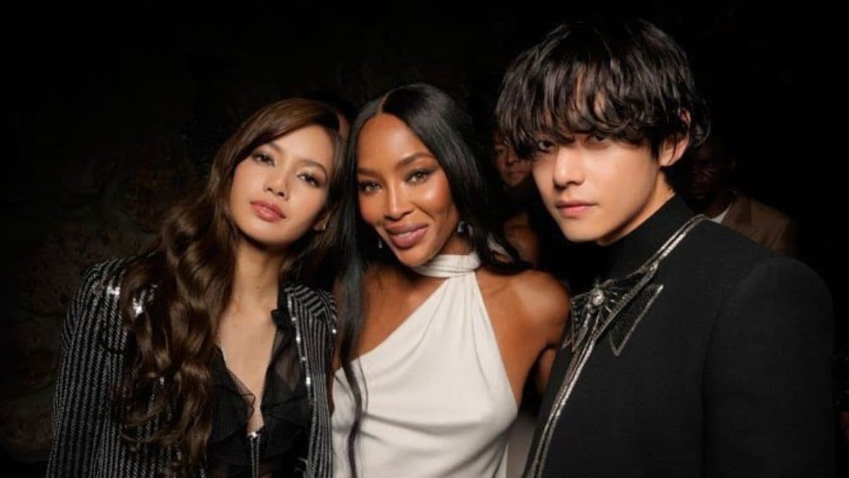 BTS' V Parties With BLACKPINK Member Lisa at Cannes Amid Jennie Dating ...