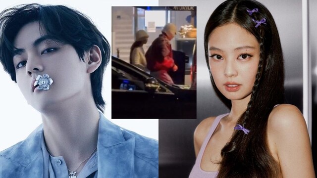 BTS Star V, BLACKPINK's Jennie Caught Holding Hands In Paris; Fans Say ...