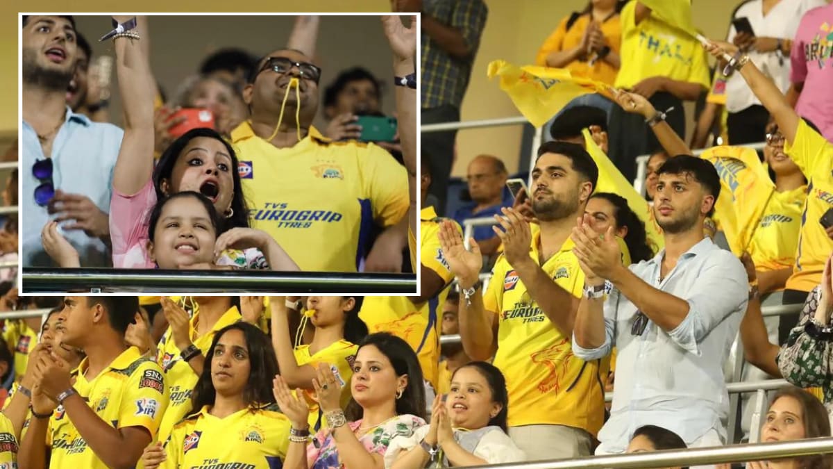 WATCH: Ziva and Sakshi Lead the Roar as MS Dhoni's CSK to Book Spot in IPL 2023 Final ...