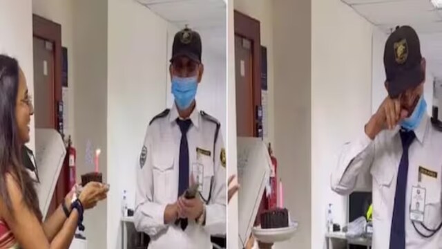Employees Celebrate Security Guard’s Birthday After 8 Years, Social ...