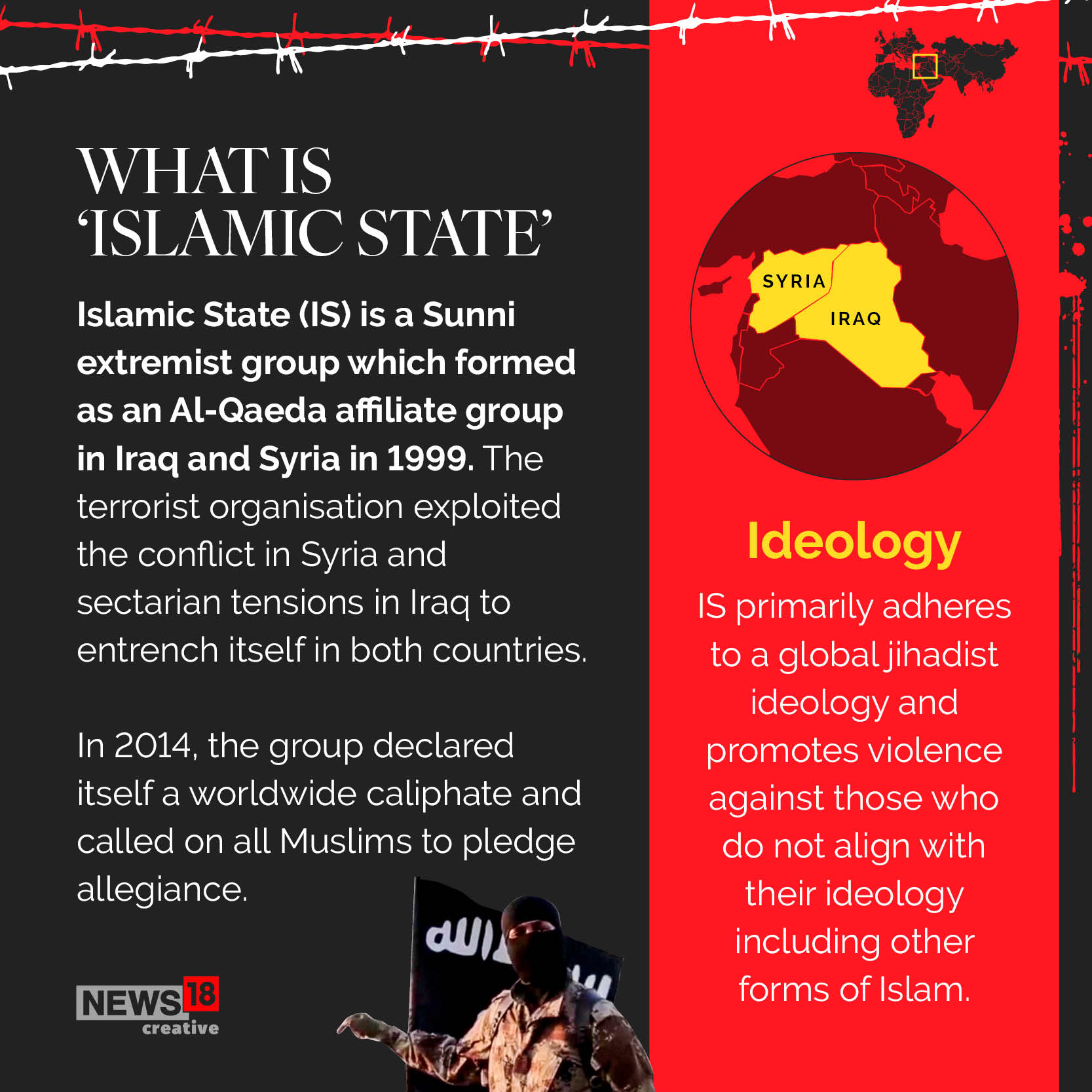 All You Need to Know about the Islamic State: A Visual Explainer - News18