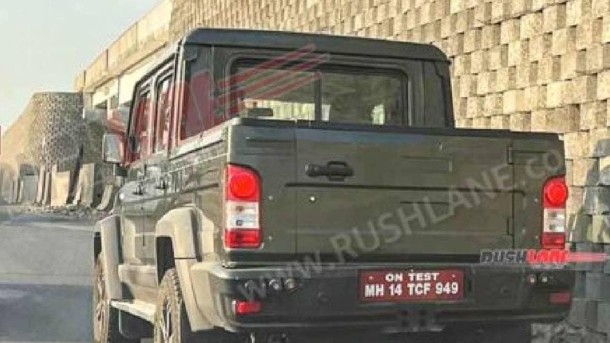 Force Motors' Gurkha-Based Pickup Truck Spotted Testing in India ...