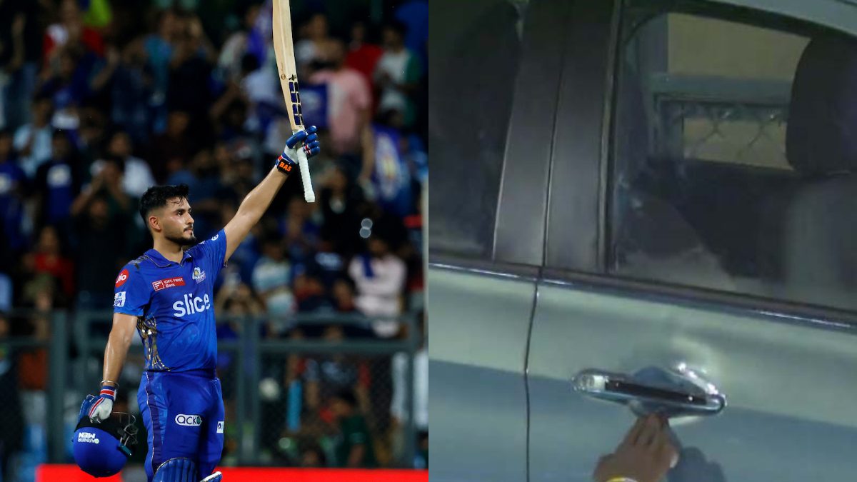 IPL 2023: Nehal Wadhera's Massive Six Leaves a Dent in the Car During MI vs RCB Match | WATCH ...